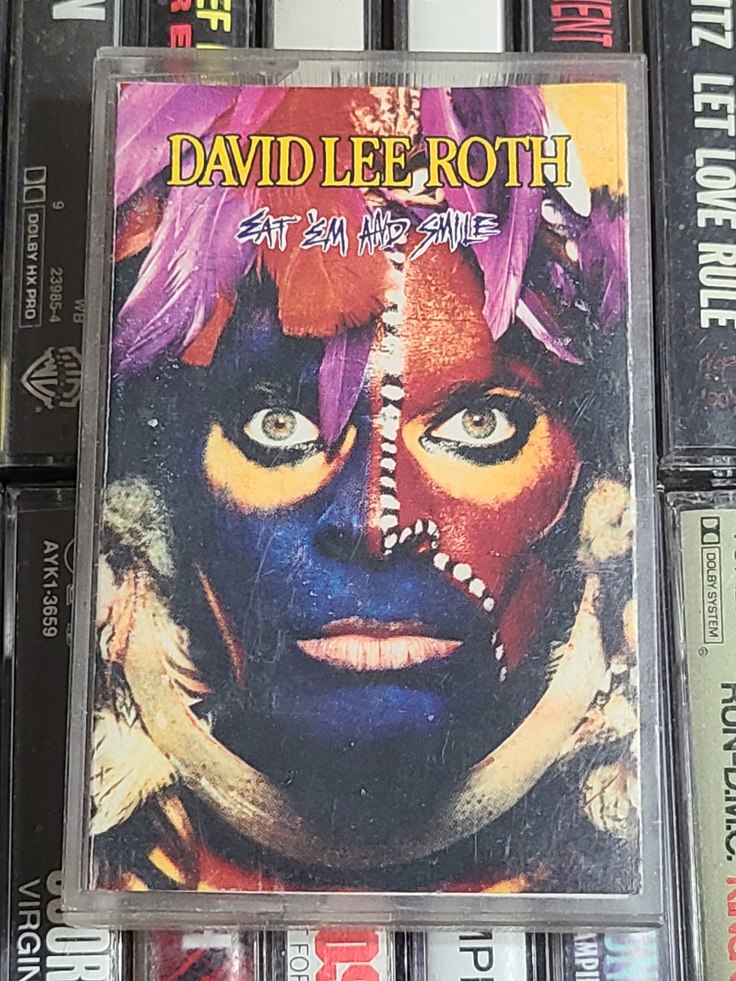 David Lee Roth Eat 'Em and Smile Cassette Rock – CJ's CDs